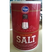 kroger Salt: Calories, Nutrition Analysis & More | Fooducate