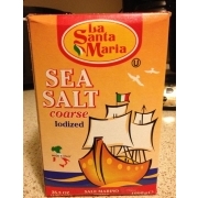 La Santa Maria Sea Salt, Iodized: Calories, Nutrition Analysis & More ...