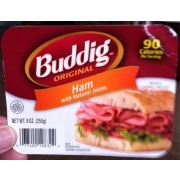 Buddig Original Ham, Original W/Natural Juices: Calories, Nutrition ...