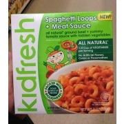 Kidfresh Spaghetti Loops And Meat Sauce: Calories, Nutrition Analysis ...