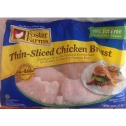 Foster Farms Thin-Sliced Chicken Breast: Calories, Nutrition Analysis ...