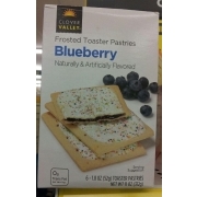 Clover Valley Frosted Toaster Pastries, Blueberry: Calories, Nutrition ...