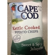 Cape Cod Potato Chips, Kettle Cooked, Sweet And Spicy Jalapeno ...