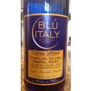 Blu Italy Citrus Blend Sparkling Natural Mineral Water: Calories ...
