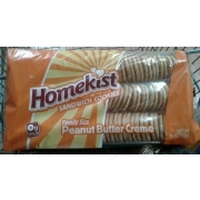 Homekist Peanut Butter Creme Sandwich Cookies: Calories, Nutrition ...