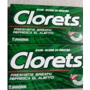 Clorets Chewing Gum: Calories, Nutrition Analysis & More | Fooducate