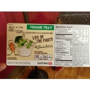 Safeway Veggie Tray, The Snack Artist: Calories, Nutrition Analysis ...