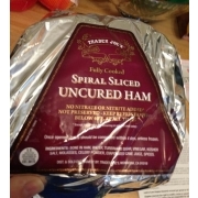 Trader Joe's Uncured Ham, Spiral Sliced: Calories, Nutrition Analysis & More | Fooducate