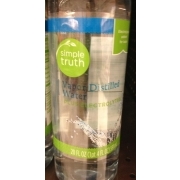 Simple Truth Vapor Distilled Water: Calories, Nutrition Analysis & More ...