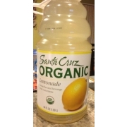 Santa Cruz Organic Lemonade, Lemon Flavor Beverage: Calories, Nutrition ...
