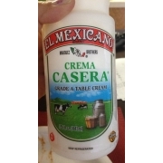 El Mexicano Table Cream, Grade A: Calories, Nutrition Analysis & More ...