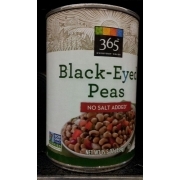 365 Everyday Value Peas, Black Eyed: Calories, Nutrition Analysis ...