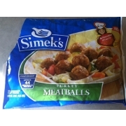Simek's Turkey Meatballs: Calories, Nutrition Analysis & More | Fooducate