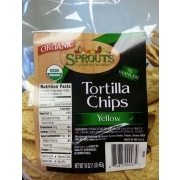 Sprouts Farmers Market Organic Yellow Tortilla Chips: Calories ...