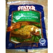 Stater Bros Chicken Breast Cutlets With Rib Meat, Boneless And Skinless ...
