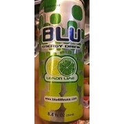 Blu Energy Drink, Lemon: Calories, Nutrition Analysis & More | Fooducate