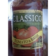 Classico Pasta Sauce, Tomato And Basil: Calories, Nutrition Analysis ...