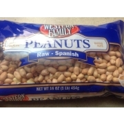 Western Family Peanuts Raw, Spanish: Calories, Nutrition Analysis ...