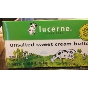 Lucerne Unsalted Sweet Cream Butter: Calories, Nutrition Analysis ...
