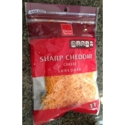 Harris Teeter Sharp Cheddar Cheese Shredded: Calories, Nutrition ...