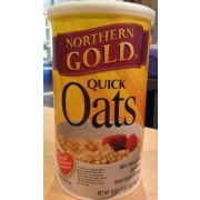 Northern Gold Quick Oats: Calories, Nutrition Analysis & More | Fooducate