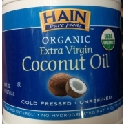 Hain Organic Extra Virgin Coconut Oil: Calories, Nutrition Analysis ...