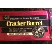 Cracker Barrel Cheese, Cheddar, Wisconsin Aged Reserve: Calories ...