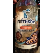 Safeway Refreshe Tangerine, Sparkling Water Beverage: Calories ...