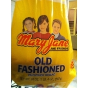 Mary Jane And Friends Old Fashioned Enriched Bread: Calories, Nutrition ...