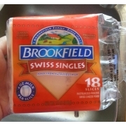 Brookfield Swiss Cheese Slices: Calories, Nutrition Analysis & More ...