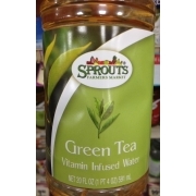 Sprouts Farmers Market Green Tea Vtiamin Infused Water: Calories ...