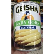 Geisha Baby Corn, Natural: Calories, Nutrition Analysis & More | Fooducate