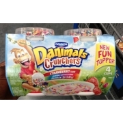 Dannon Danimals Yogurt, Cruncher, Strawberry: Calories, Nutrition ...