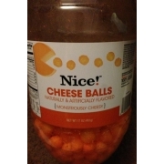Nice! Cheese Balls: Calories, Nutrition Analysis & More | Fooducate