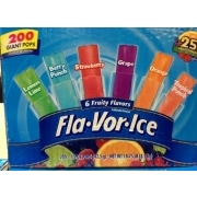 Fla-Vor-Ice Pops Variety Pack: Calories, Nutrition Analysis & More ...