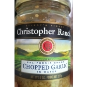Christopher Ranch Chopped Garlic in Water: Calories, Nutrition Analysis ...