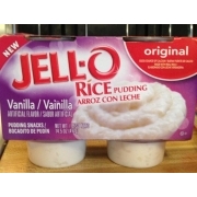 Jell-O Vanilla Rice Pudding: Calories, Nutrition Analysis & More ...
