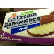 ShopRite Ice Cream Sandwiches: Calories, Nutrition Analysis & More ...