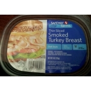 Safeway Turkey Breast, Deli Style, Thin Sliced, Smoked: Calories ...