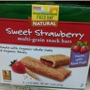 Field Day Sweet Strawberry Multi-Grain Snack Bars: Calories, Nutrition ...