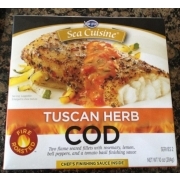 Sea Cuisine Cod, Tuscan Herb: Calories, Nutrition Analysis & More ...