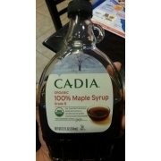 Cadia Organic 100% Maple Syrup: Calories, Nutrition Analysis & More ...