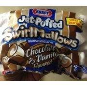 Kraft Jet Puffed Swirl Mallows, Marshmallows Chocolate & Vanilla ...