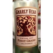 Gnarly Head Vintage 2011, Pinot Grigio California: Calories, Nutrition ...