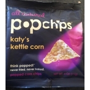 Popchips Katy's Kettle Corn Popped Corn Chips: Calories, Nutrition ...