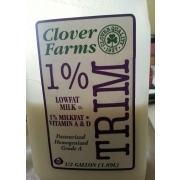 Clover Farms 1% Lowfat Milk: Calories, Nutrition Analysis & More ...
