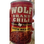Wolf Brand Chili With Beans: Calories, Nutrition Analysis & More ...