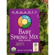 Full Circle Spring Mix, Baby Organic: Calories, Nutrition Analysis ...