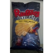 Ruffles Ultimate Tangy Honey Mustard Flavered Potato Chips. Ridges ...