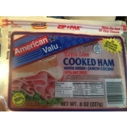 American Valu Extra Lean Cooked Ham: Calories, Nutrition Analysis ...
